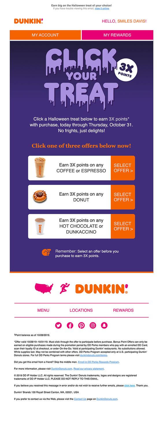 20 Horrifyingly Good Halloween Email Creative Examples: Email Designs