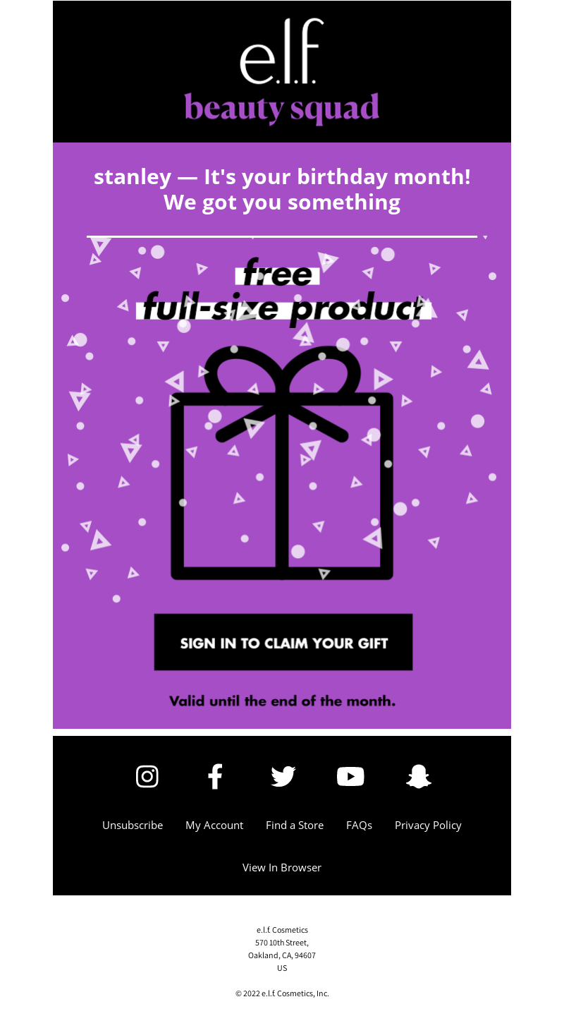 20 Happy Birthday Email Marketing Design Template Examples